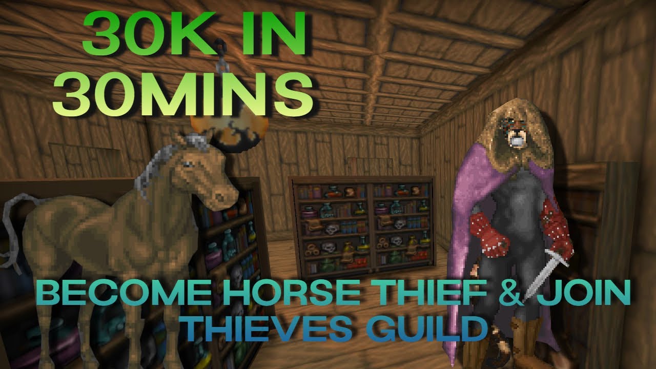 Make 30k in 30 minutes! Thieves Guild invitation! TES Daggerfall Unity ...