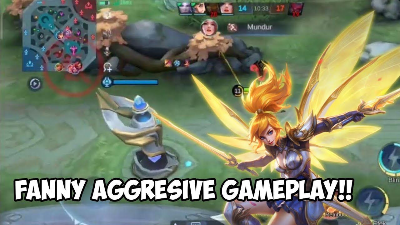FANNY AGGRESIVE GAMEPLAY by Cheesy | FANNY RANKED GAMEPLAY | MLBB - YouTube