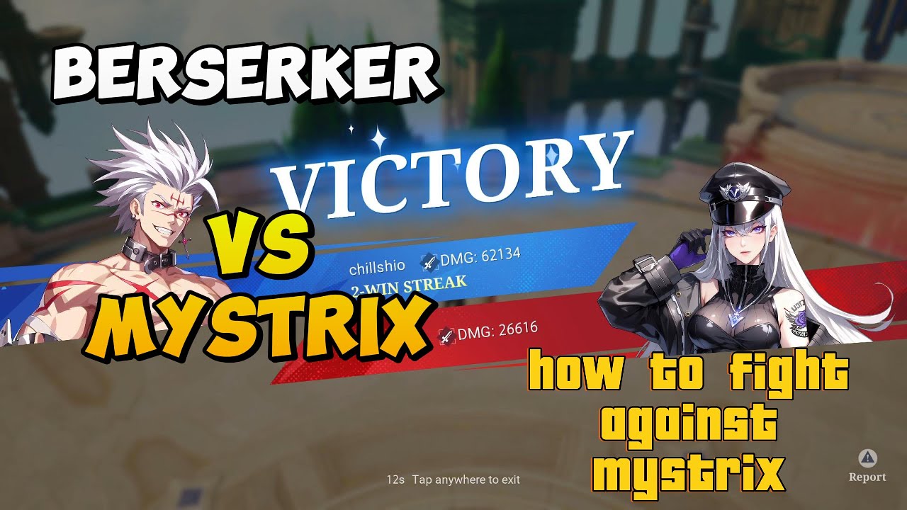how to fight mystrix vs berserker pvp gameplay crystal of atlan - YouTube
