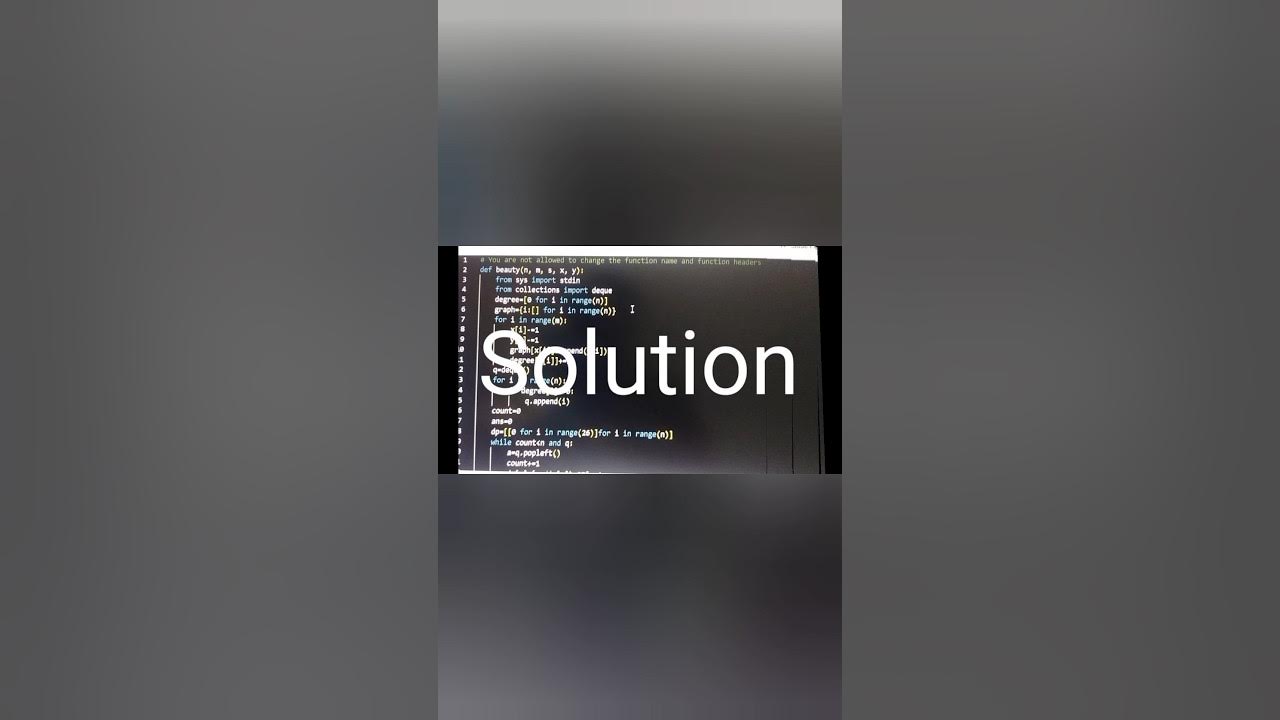 BEAUTY CODE | ACCOLITE CODING SOLUTIONS | PYTHON C++ JAVA C | BEAUTIFUL PATH ACCOLITE CODE - YouTube