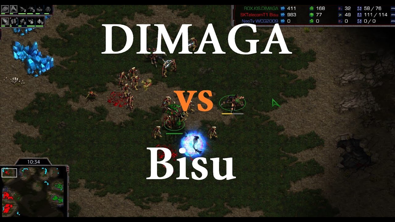 Зерг DIMAGA (Украина) против протосса Bisu (Корея) - Еще одна игра из ...