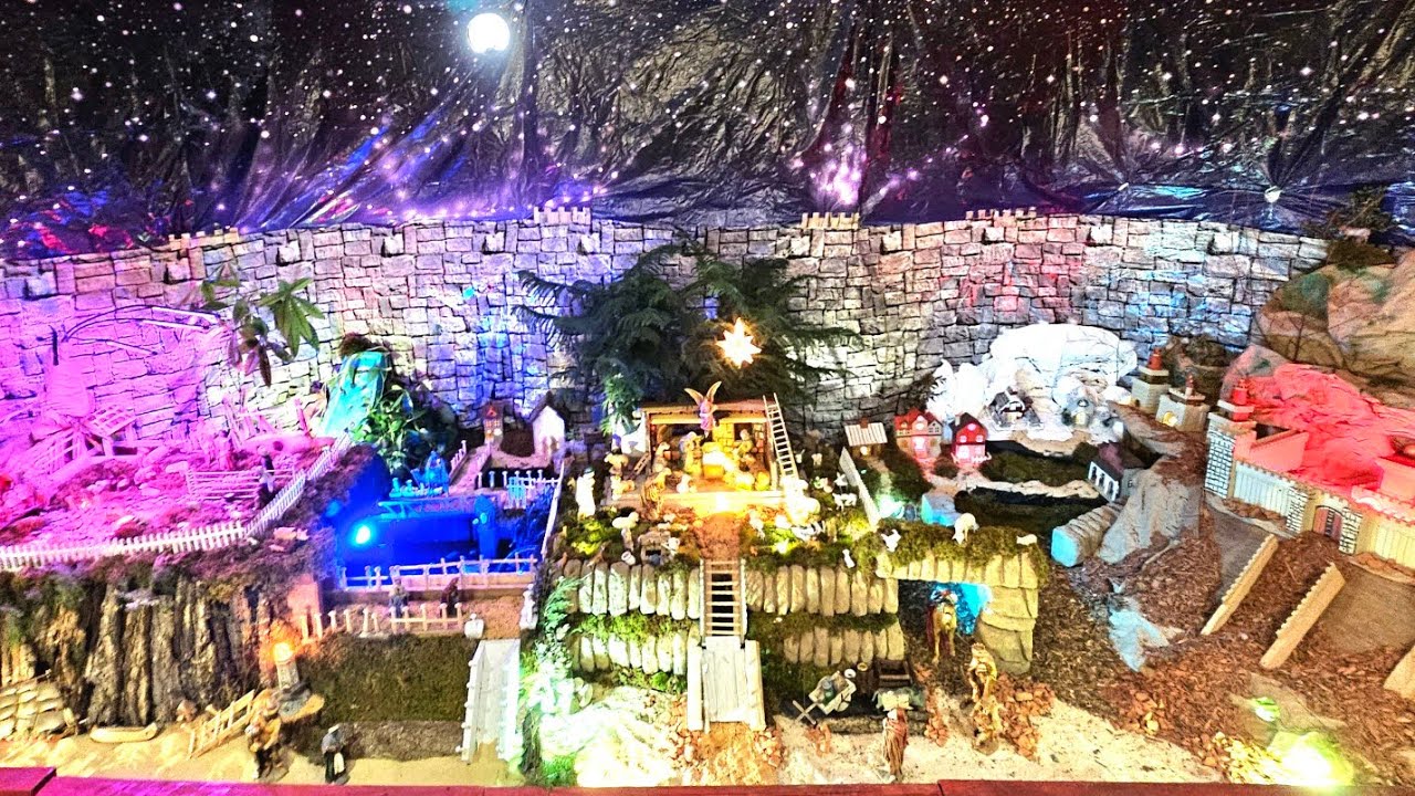 Fr. Brian's Epic Nativity Display 2023 - YouTube