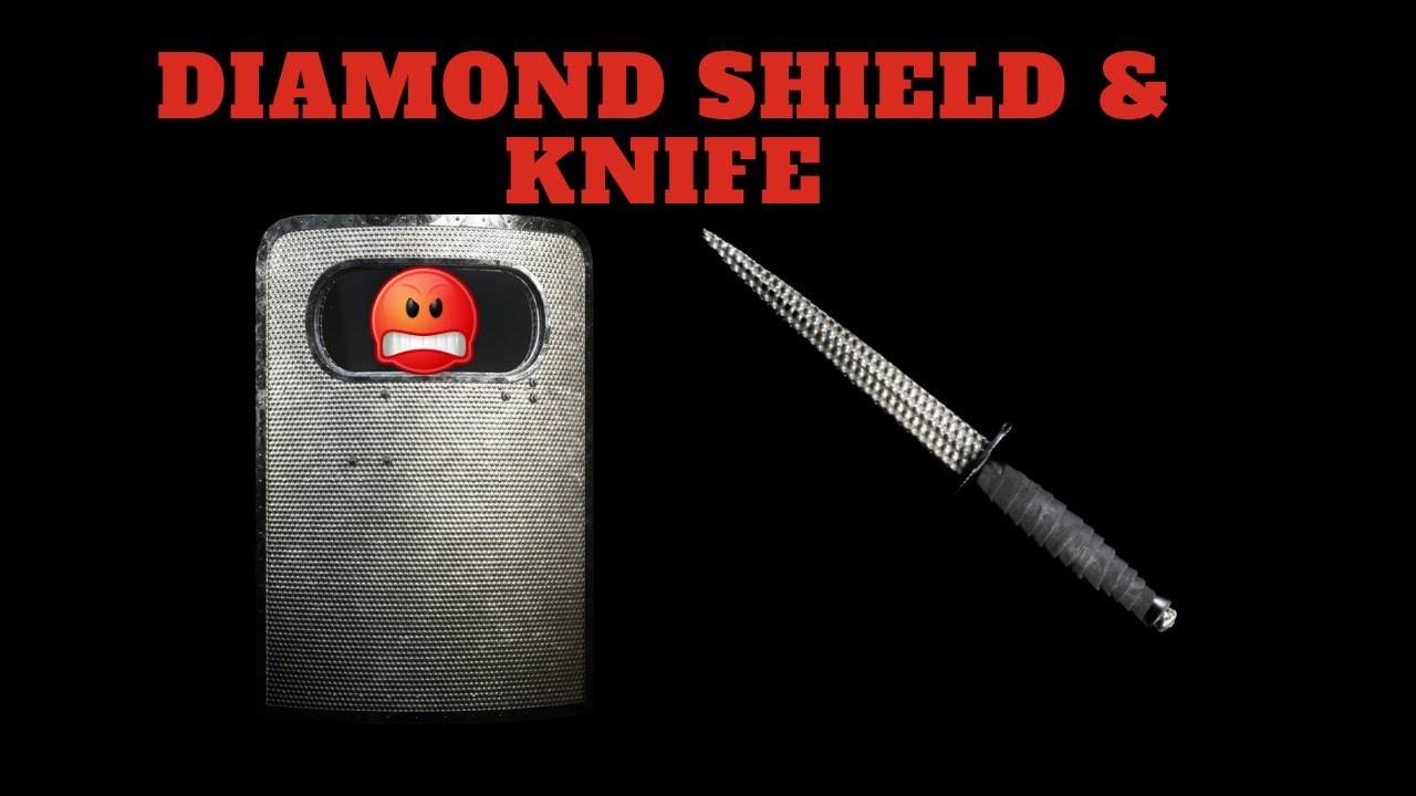 Diamond Riot Shield & Knife on Shipment - YouTube
