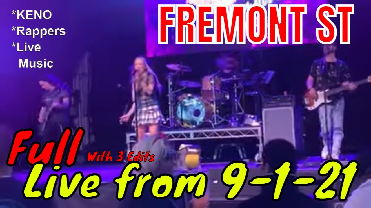 EDITED LAS VEGAS LIVE Wed Night Fremont St. El Cortez Casino KENO ...