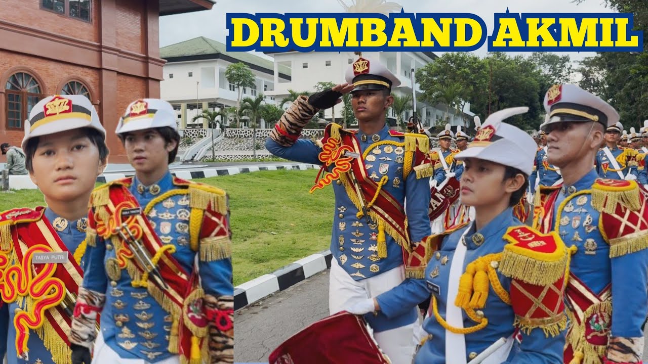 DRUMBAND AKADEMI MILITER GENDERANG SULING CANKA LOKANANTA TARUNA AKMIL ...