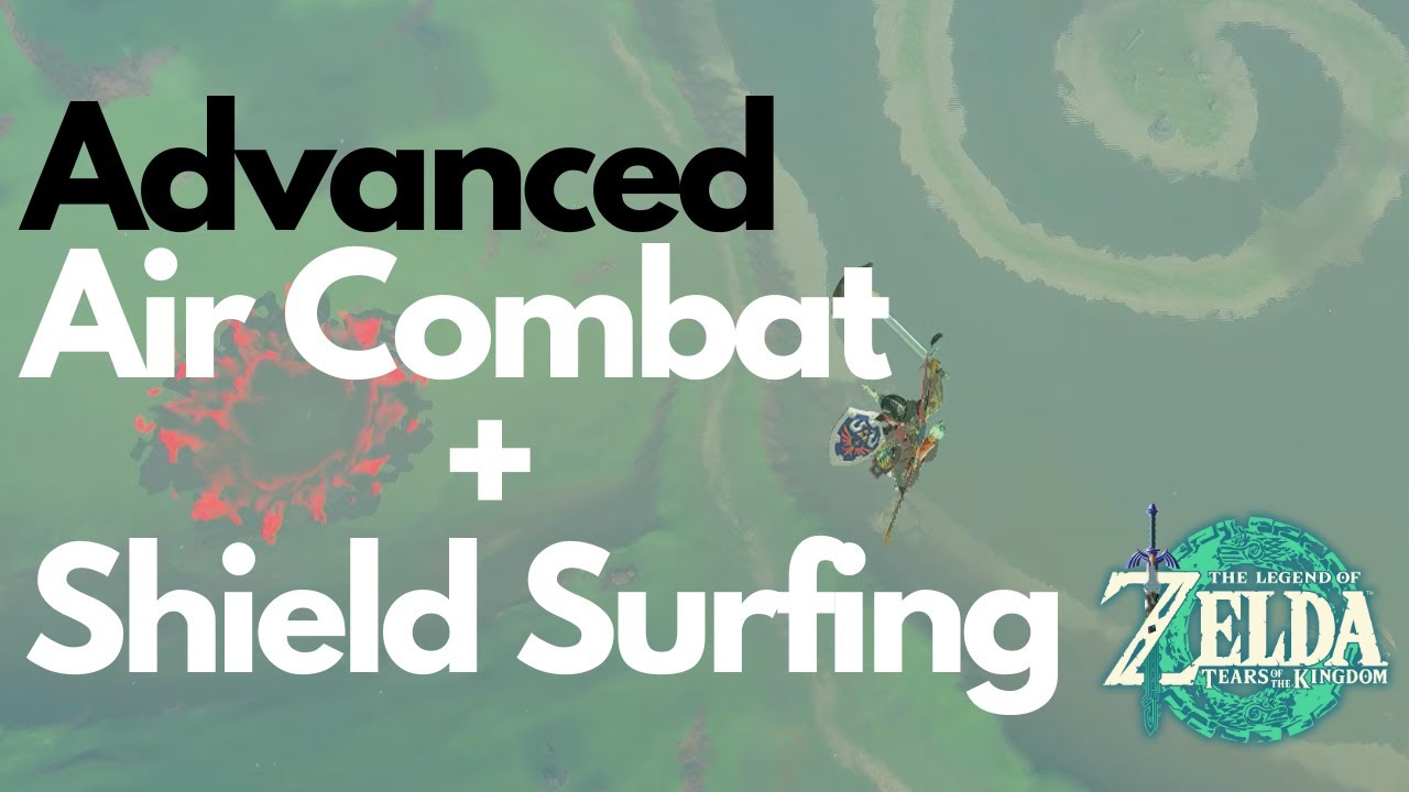 advanced combat tutorial (shield surfing/air combat) - [totk] - YouTube