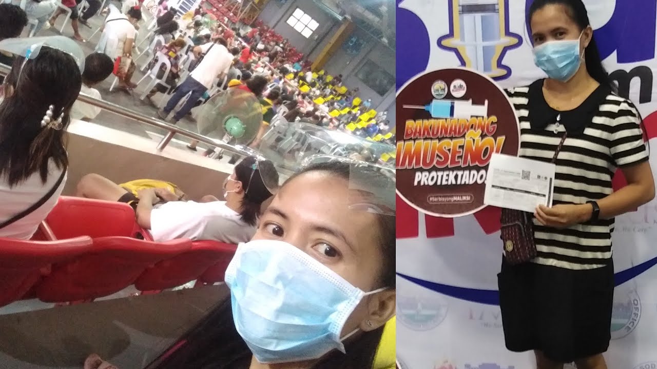 my 1st dose free vaccination in imus complex cavite - YouTube