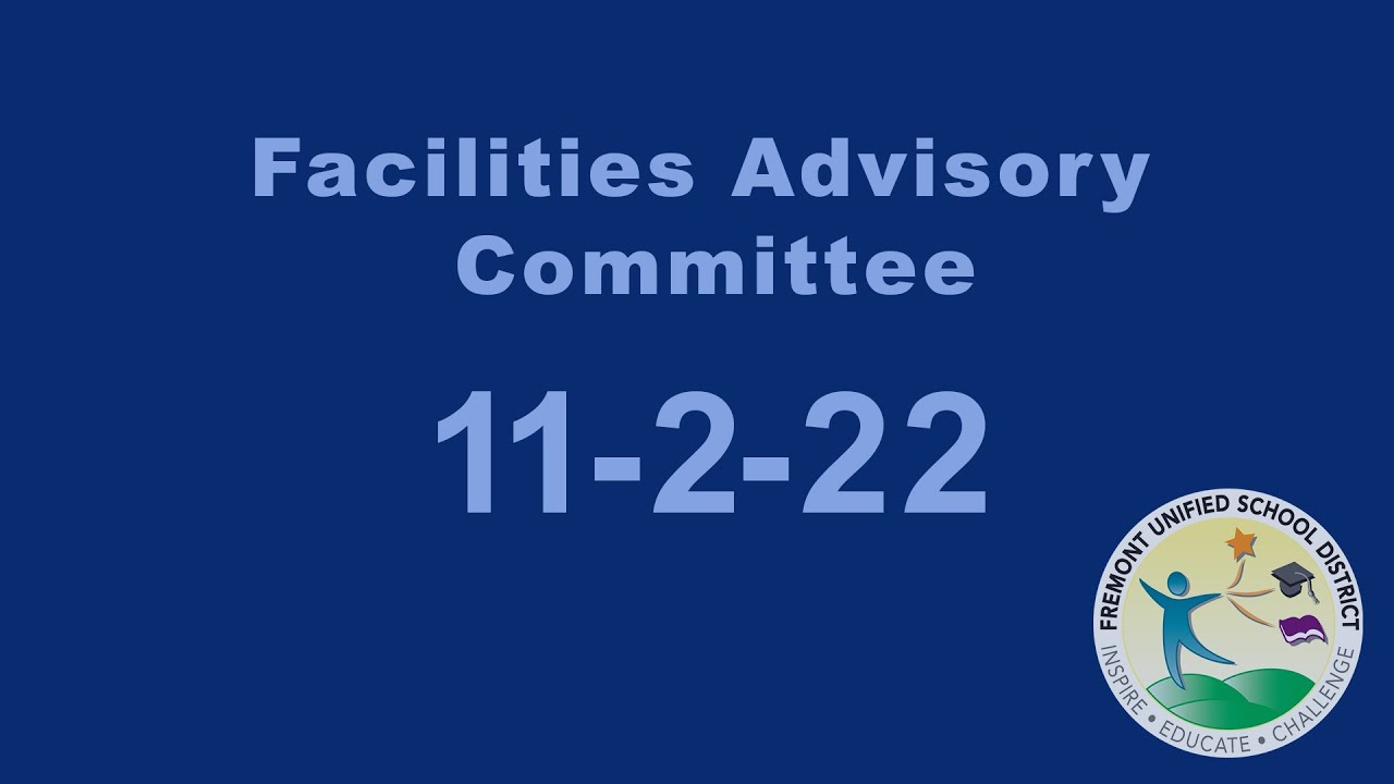 Facility Advisory Committee - 11/2/22 - YouTube