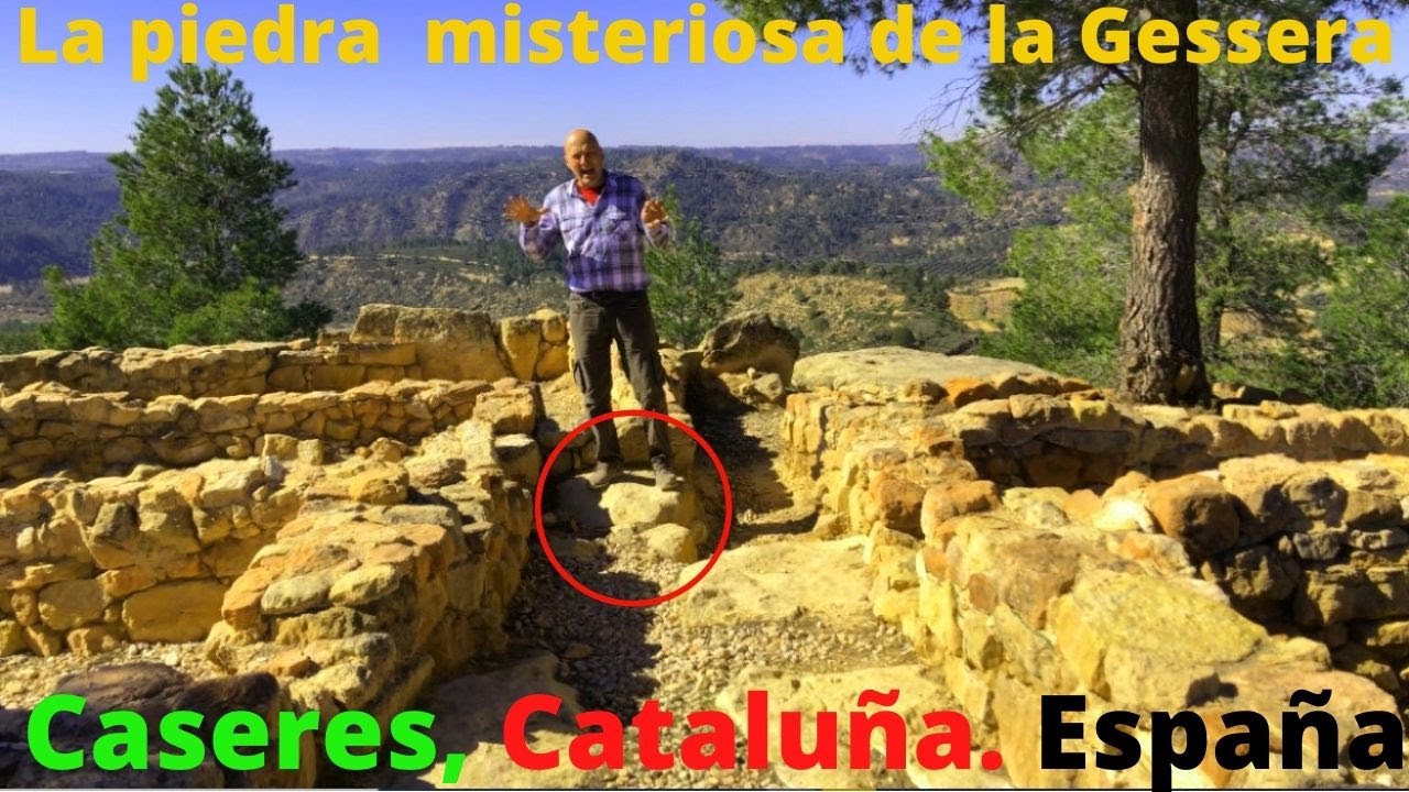 La piedra especial del Poblado de la Gessera, Caseres, Tarragona - YouTube