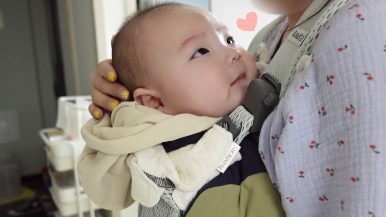 Sub Vlog 육아 브이로그 5개월아기랑 집에서콕박혀육아하기feat점퍼루 퓨레만들어먹기 Youtube