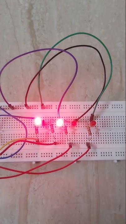 LED Binary Counter - YouTube