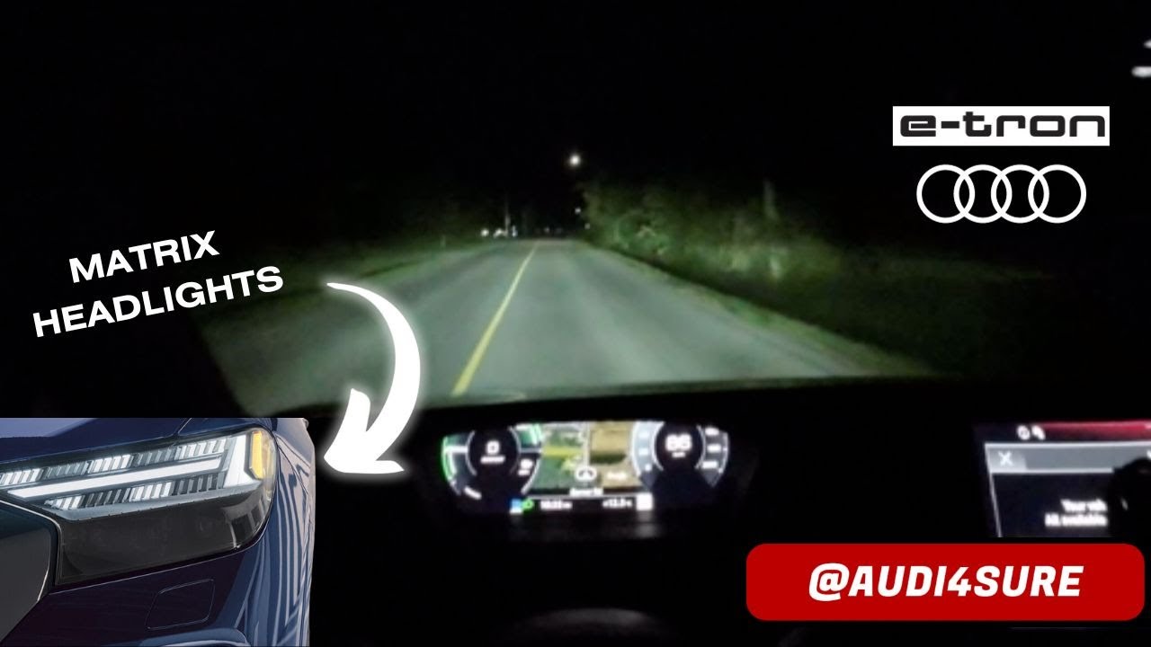Real Life Virtual Test Drive POV (Night) in Audi E-Tron Q4 - YouTube