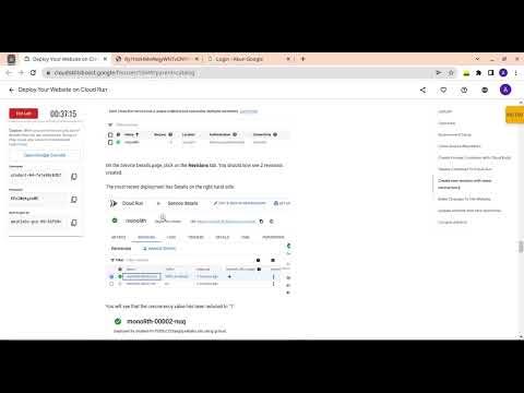 Qwiklabs: Deploy Your Website on Cloud Run - YouTube