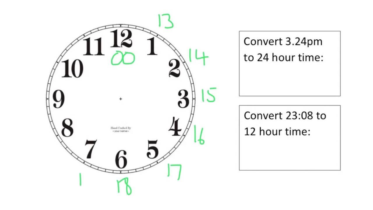 12 Hour And 24 Hour Time Tutorial YouTube 12 Hour And 24 Hour Time Tutorial YouTube