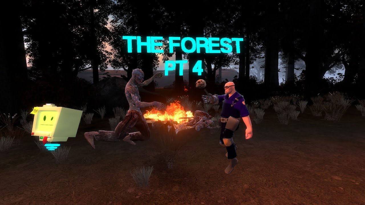 THE FOREST PT 4 working on the House - YouTube