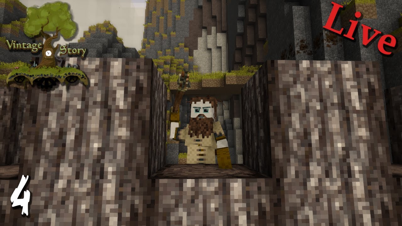 Making a PRIMITIVE BASE! #vintagestory - YouTube