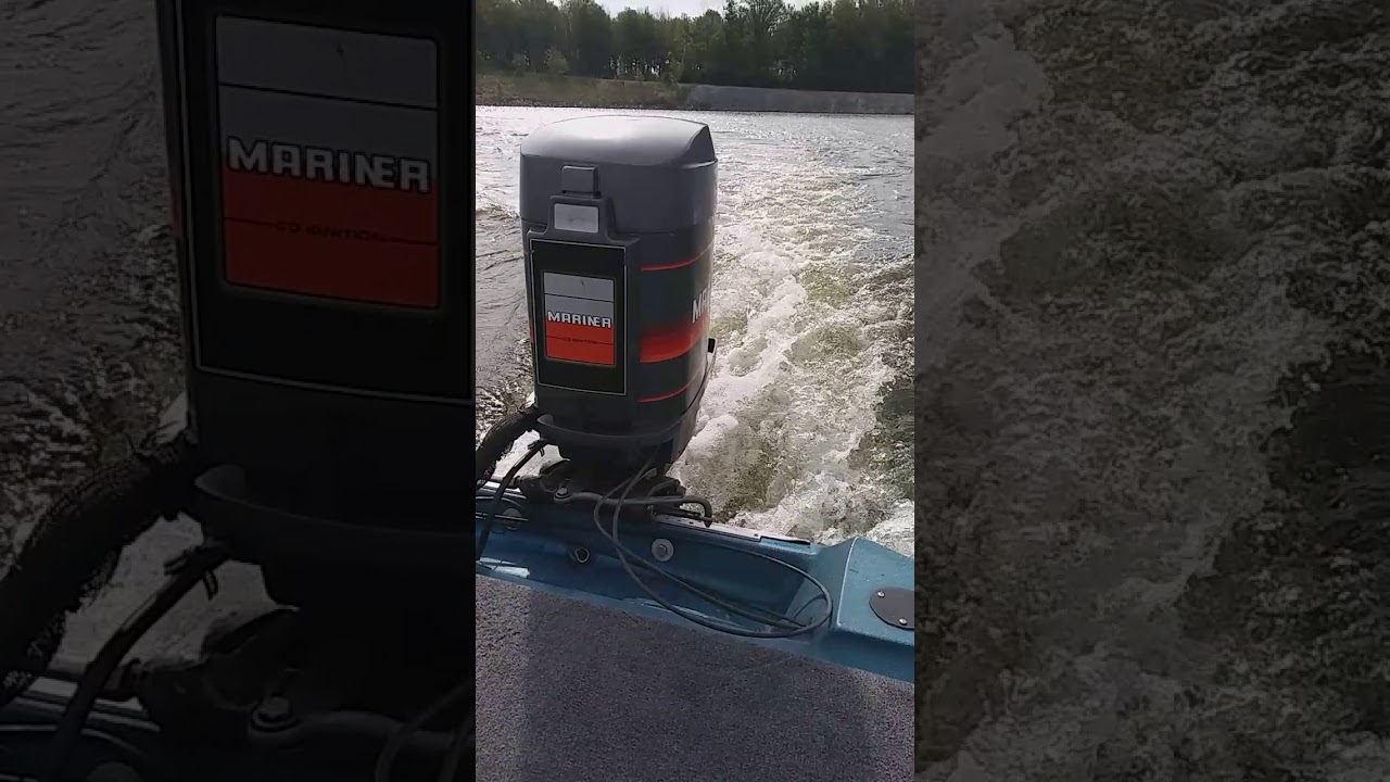 1986 Mariner 115hp - YouTube