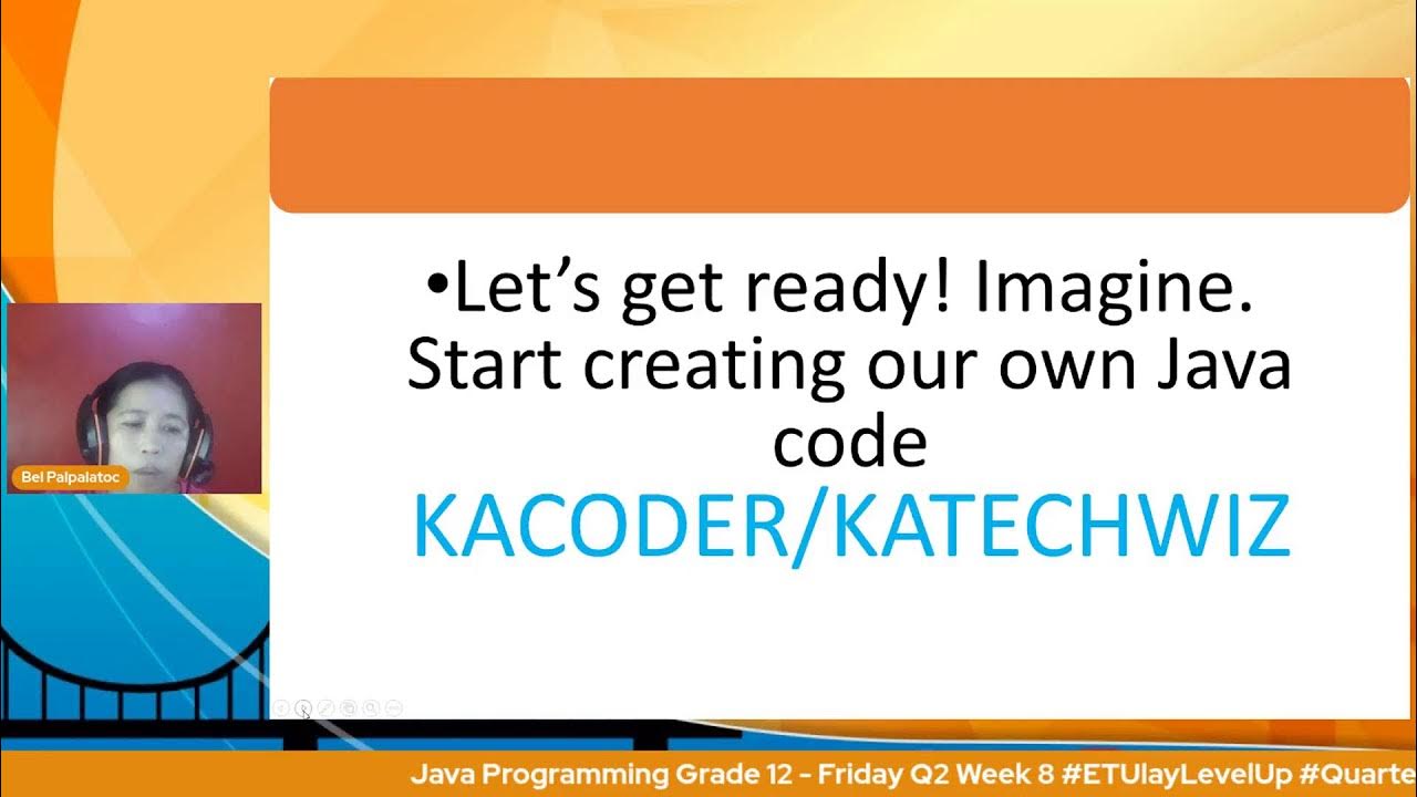 Java Programming Grade 12 - Friday Q2 Week 8 #ETUlayLevelUp #Quarter2 - YouTube
