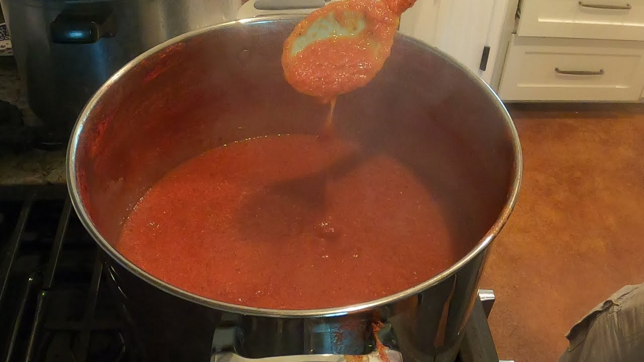 Thickening Tomato Sauce With Dry Spices re done Clip From Sauce Video thickening-tomato-sauce-with-dry-spices-re-done-clip-from-sauce-video
