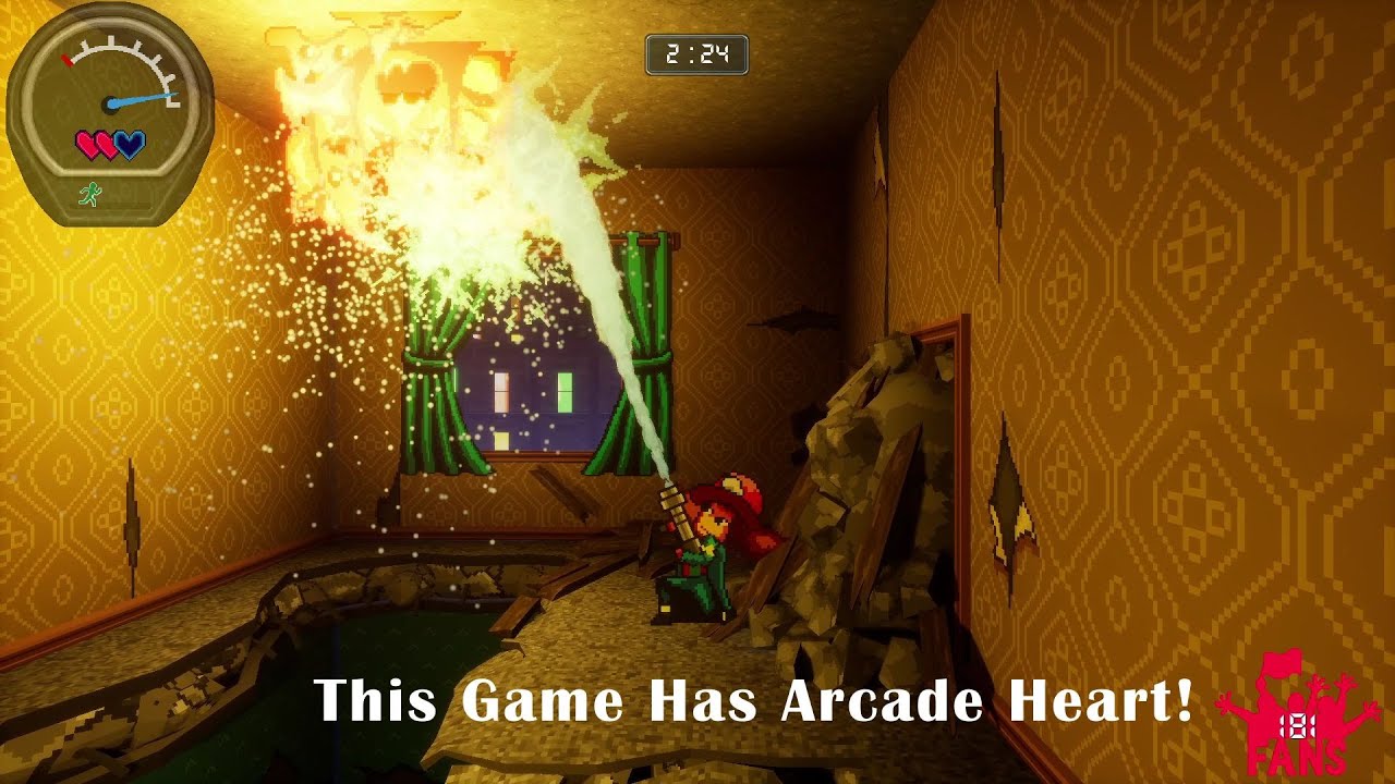 Let's Try Out This 2.5d Firefighter Game : Fire Girl Hack 'N Splash ...