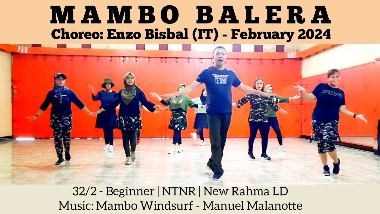 Mambo Balera Line Dance | Beginner | Enzo Bisbal (IT) - YouTube