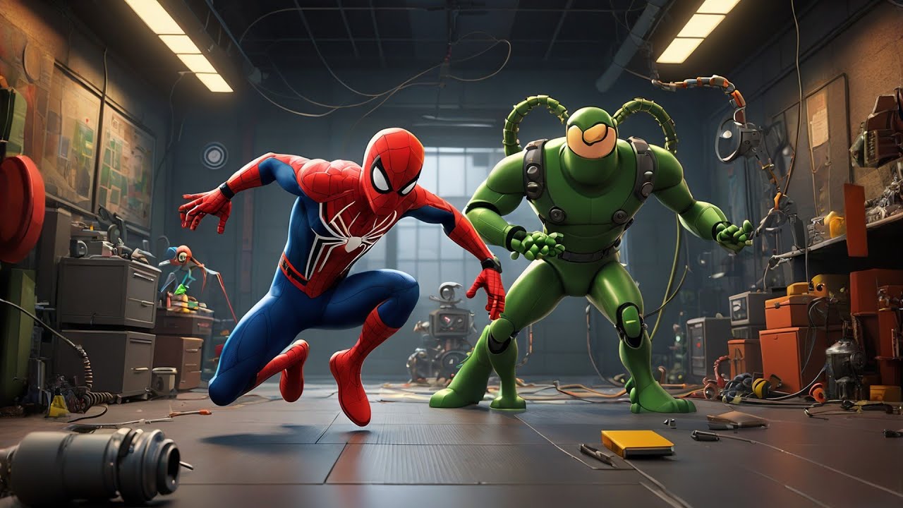 Spider Man vs Doctor Octopus Mind Control #SpiderMan #DoctorOctopus # ...