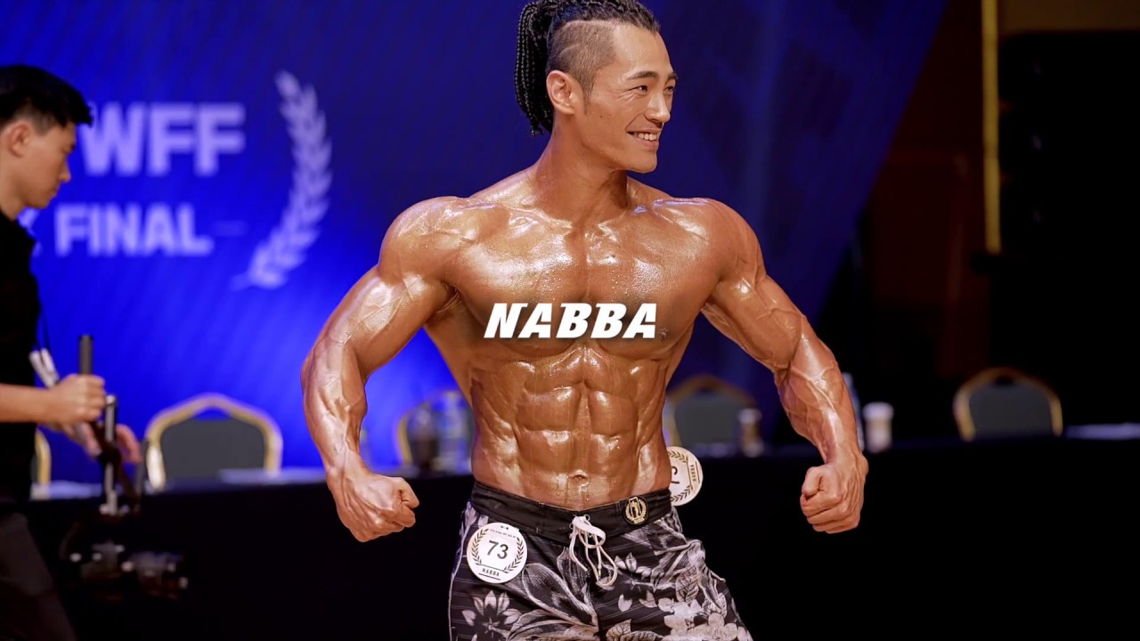 2018 09 NABBA WFF ASIA GP 버뮤다 모델 (피지크 모델) 단체포즈영상 박운몽 - YouTube
