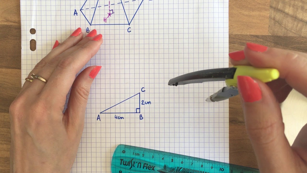 4ème aide cours patron pyramide - YouTube