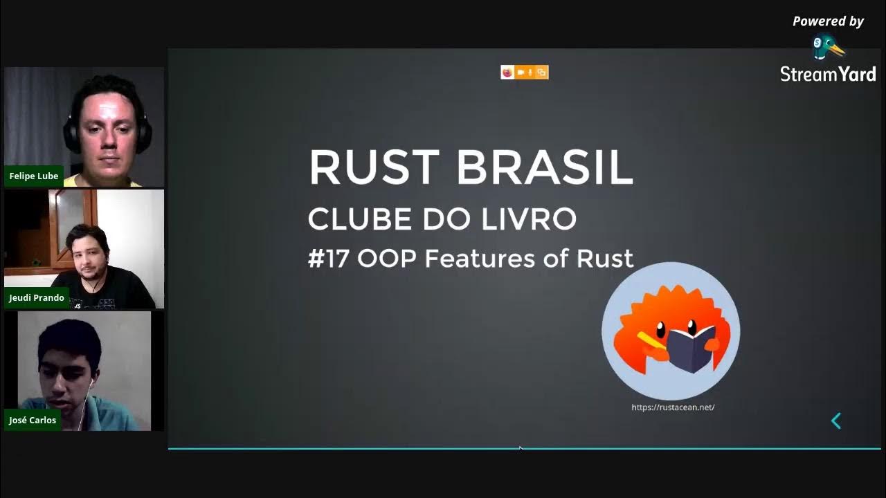 Rust Brasil - Clube do Livro - #17 Recursos de programação orientada a ...