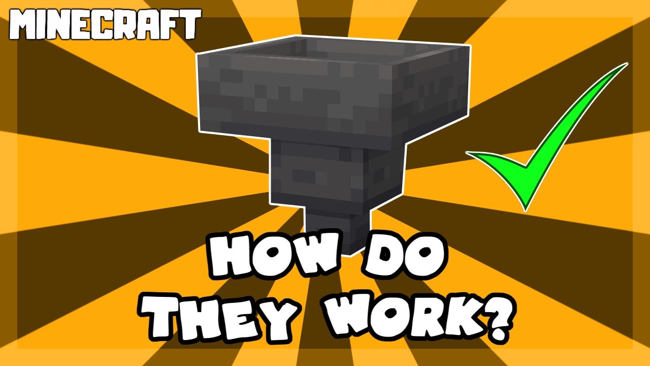 MINECRAFT | How do Hoppers Work? - YouTube