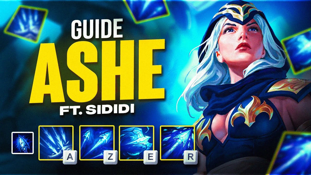 GUIDE ASHE - BUILD, RUNES & COMBOS💥(Ft @Sididi - Challenger) - YouTube