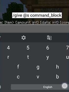 How to get command block | /give @s command_block | Minecraft - YouTube