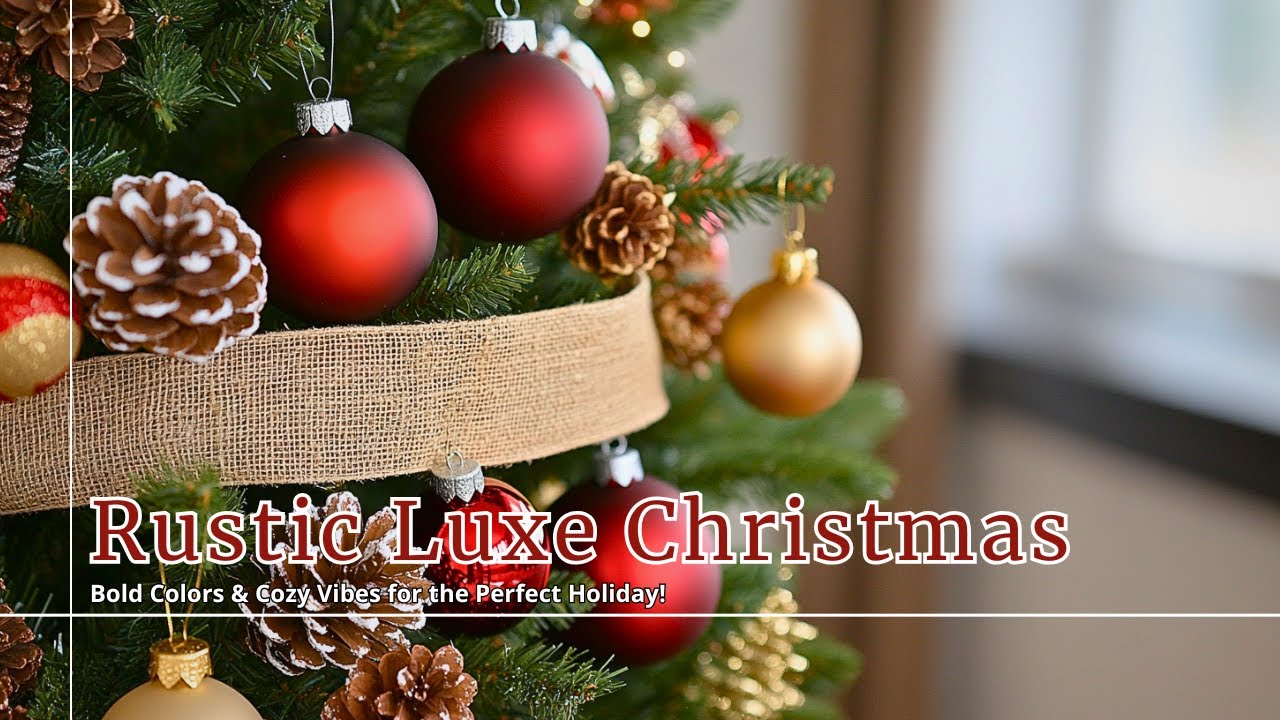 Rustic Luxe Christmas: Bold Colors & Cozy Vibes for the Perfect Holiday ...