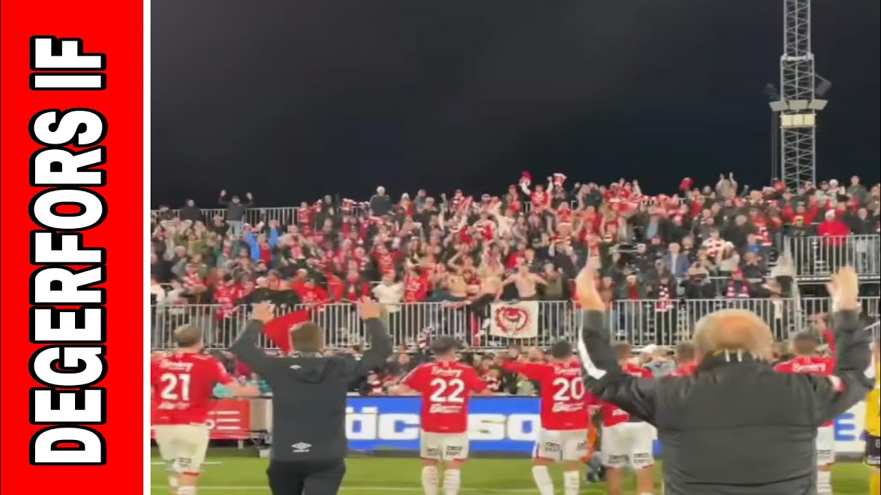 ⚽DEGERFORS IF • Fans EUFORIA after win against DJURGAARDEN • Stora ...