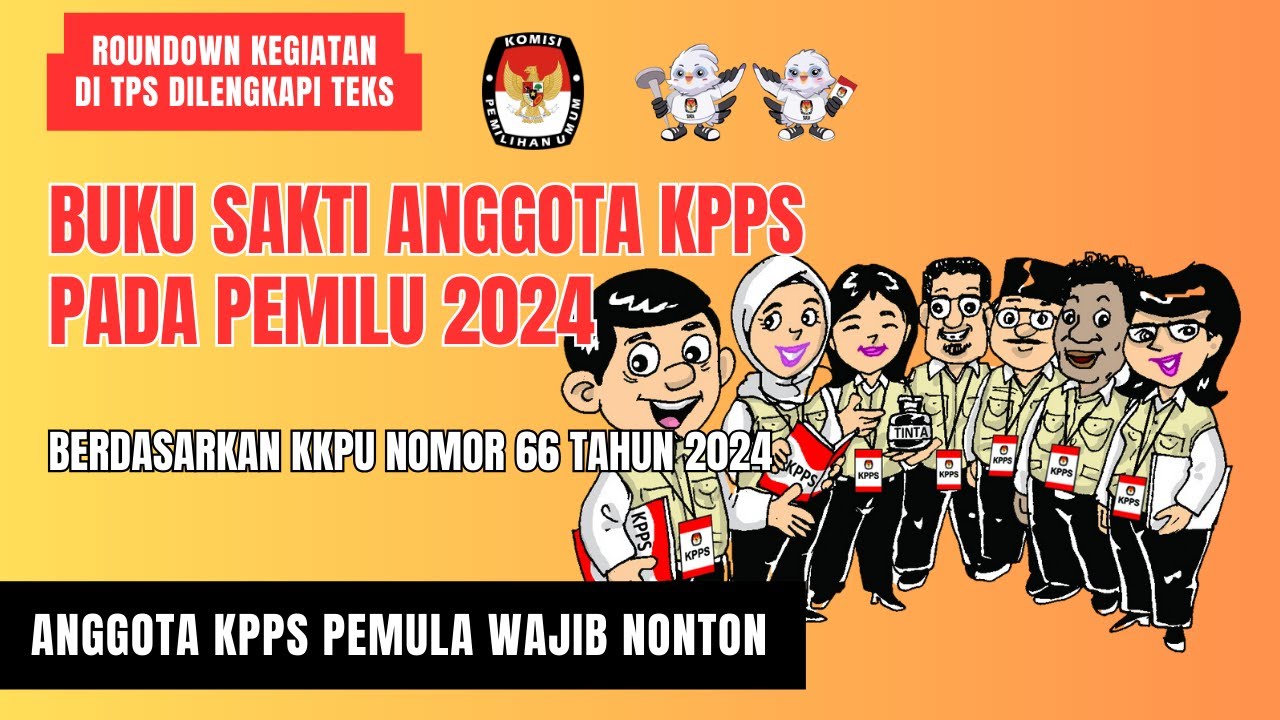 BUKU SAKTI ANGGOTA KPPS #kpps #tps #pemilu2024 #pemilu #kpu - YouTube