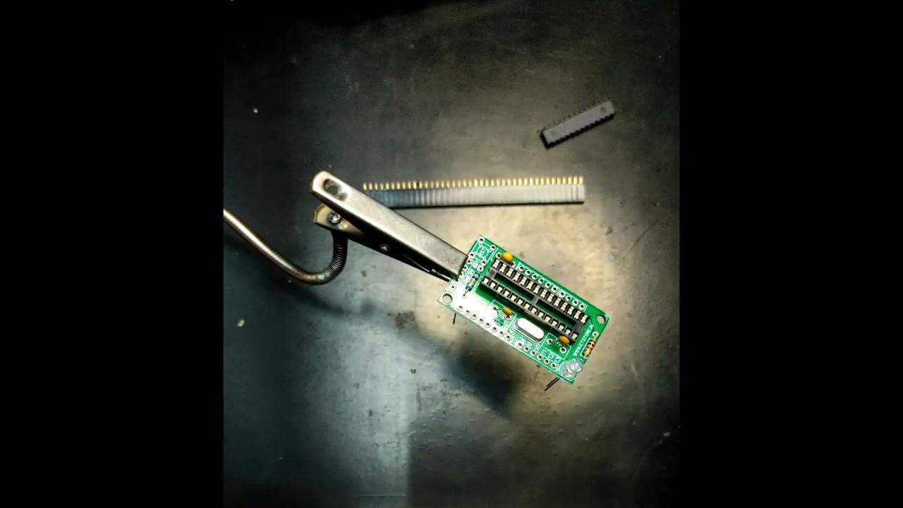 ATMEGA328 OR ATMEGA8 ARDUINO BREAKOUT BOARD PCB SOLDERING COMPONENTS AND HOW TO USE ( make ...