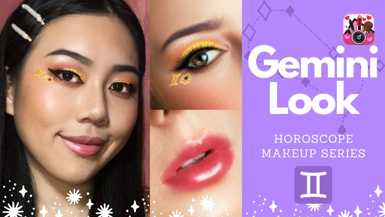Gemini Makeup Tutorial ♊ Horoscope Makeup Challenge - YouTube