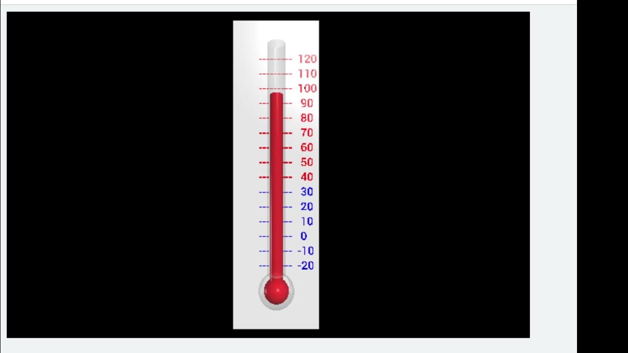 VPython Thermometer - YouTube