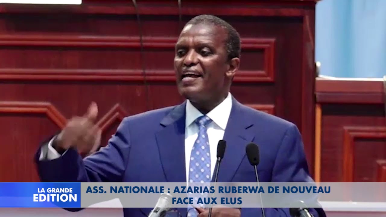 Assemblée Nationale: Azarias RUBERWA de nouveau face aux élus - YouTube