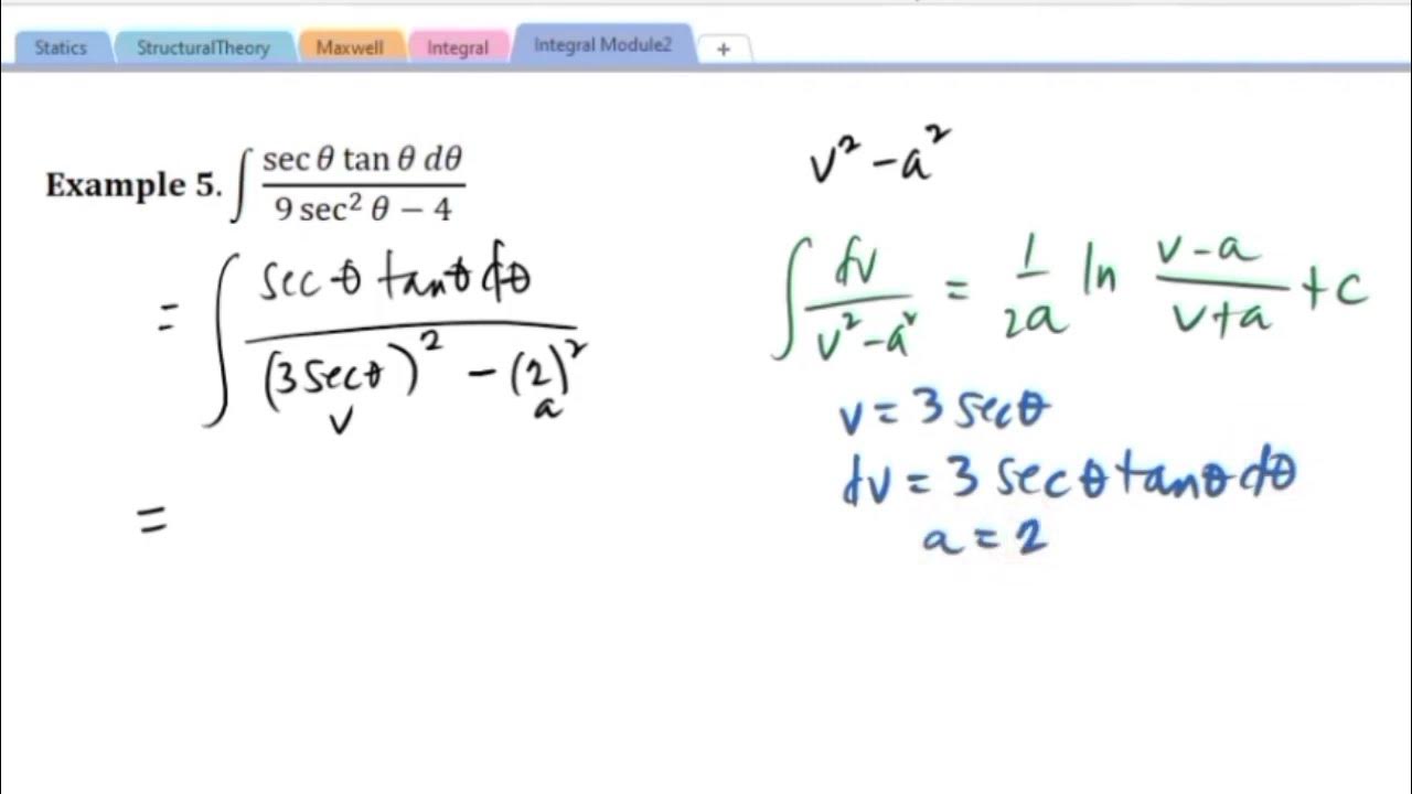 Problem 5. Integrals Leading to Logarithmic Functions - YouTube