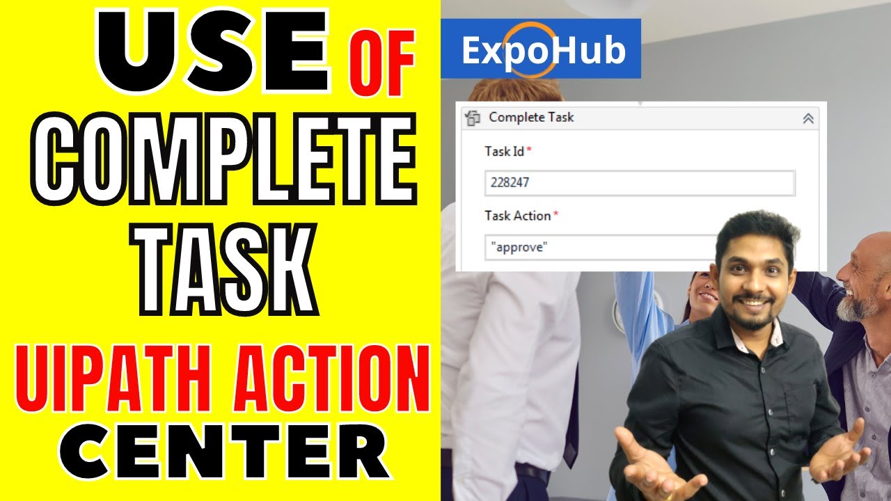 Complete Task in UiPath Action Center Usage - YouTube