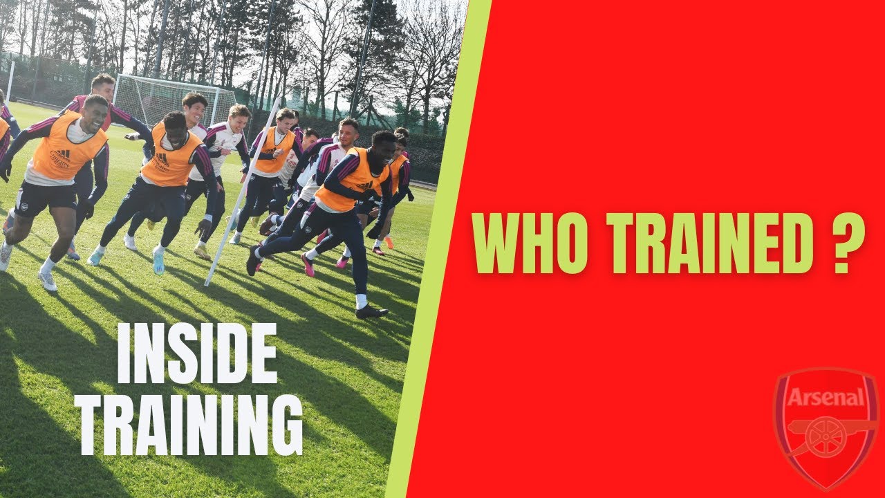 Behind the Scenes: Arsenal TRAINING Session Today. (WHO TRAINED?) - YouTube