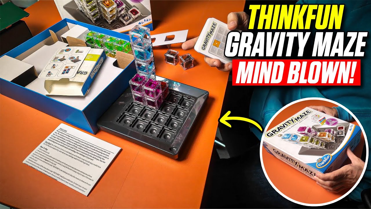 Unboxing & First Impressions - ThinkFun Gravity Maze Puzzle Game - YouTube