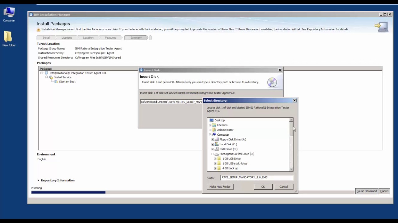 IBM Rational Test - Integration tester Agent Installation - YouTube