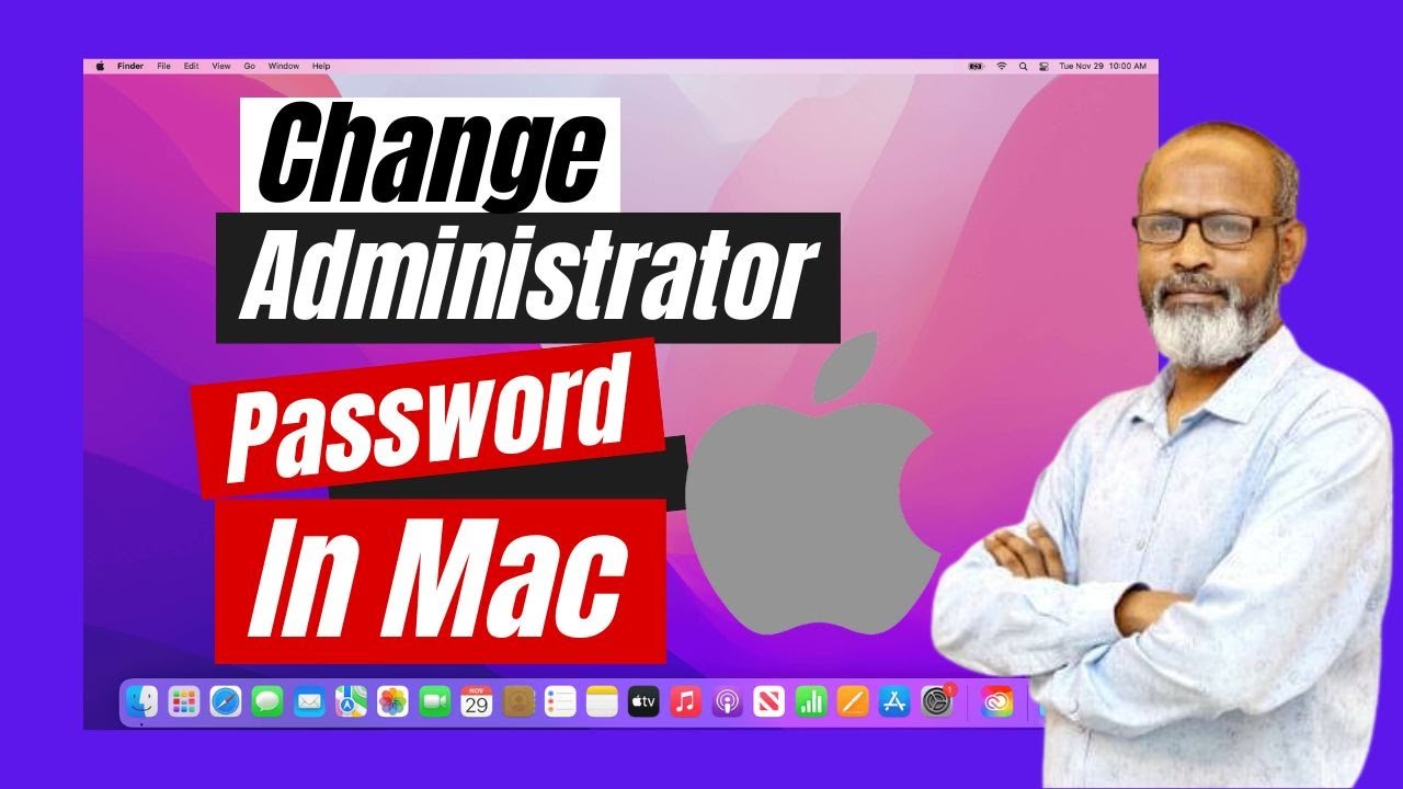 How to Change Administrator Password In Mac - YouTube