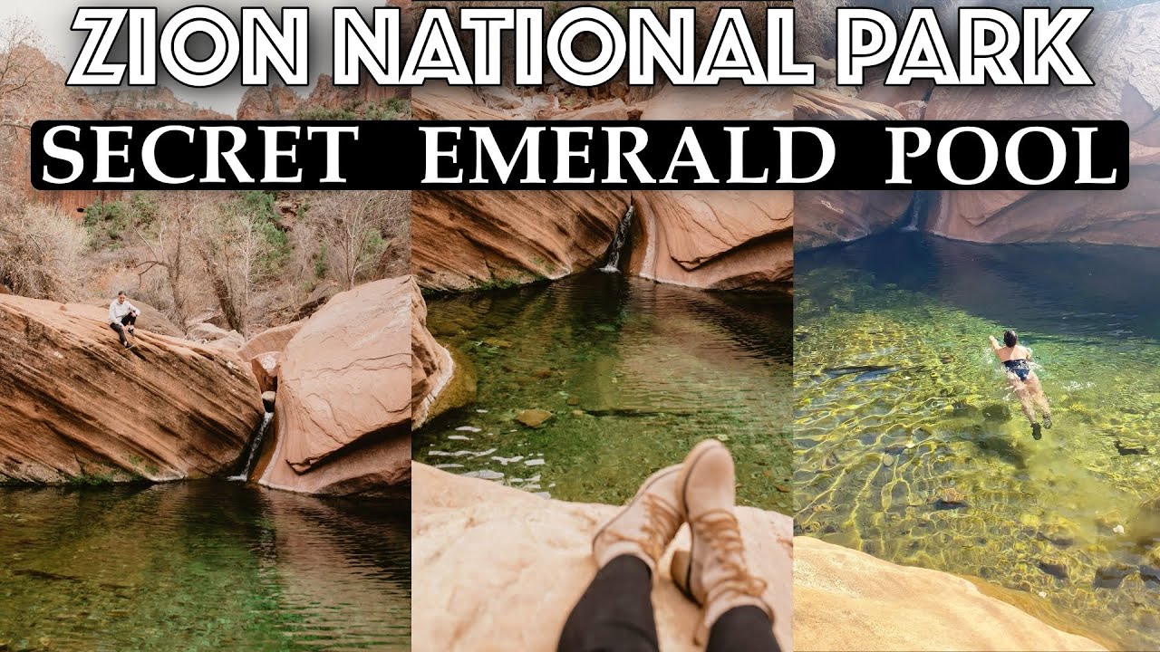 We Found A Hidden Emerald Pool in Zion National Park Utah - YouTube