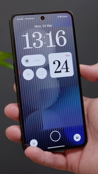 Nothing Phone 3a tip - How to add Lock Screen Widgets #nothingphone3a # ...