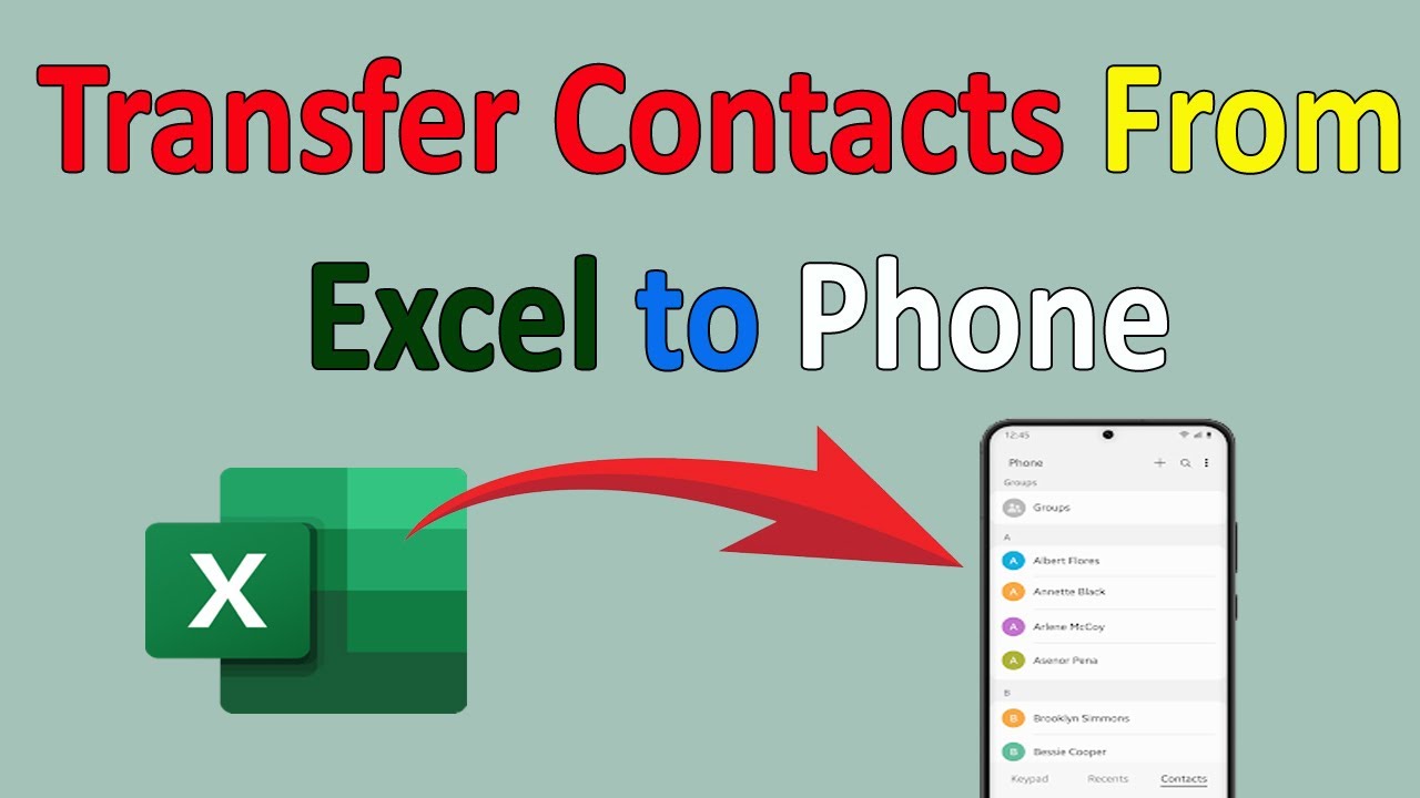 How To Import Contact Number From Excel To Android Phone Save how-to-import-contact-number-from-excel-to-android-phone-save