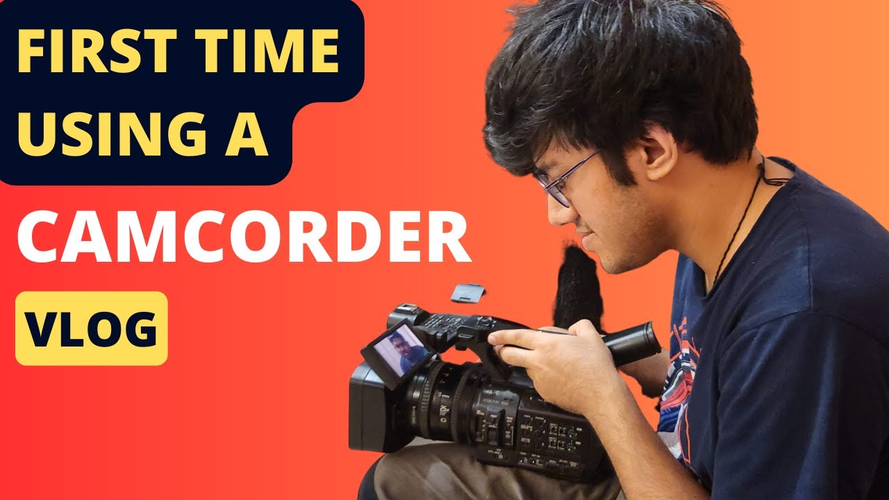First time using a Camcorder - Vlog - YouTube