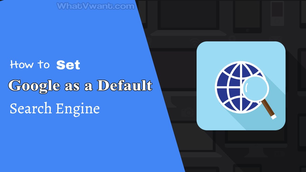 How to Set Google as the default search engine in Internet Explorer and ...
